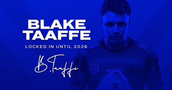 Bulldogs Confirm Blake Taaffe Signing | Bulldogs