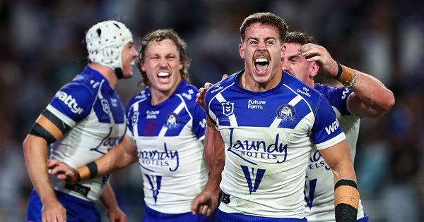 Todd Crosses for His First NRL Try | Bulldogs